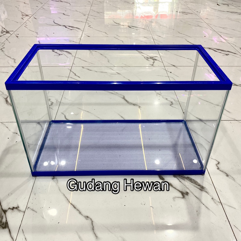 Jual GEX 60 CM BIRU - 60x30x35 CM - AQUARIUM IKAN - TEMPAT IKAN | Shopee Indonesia