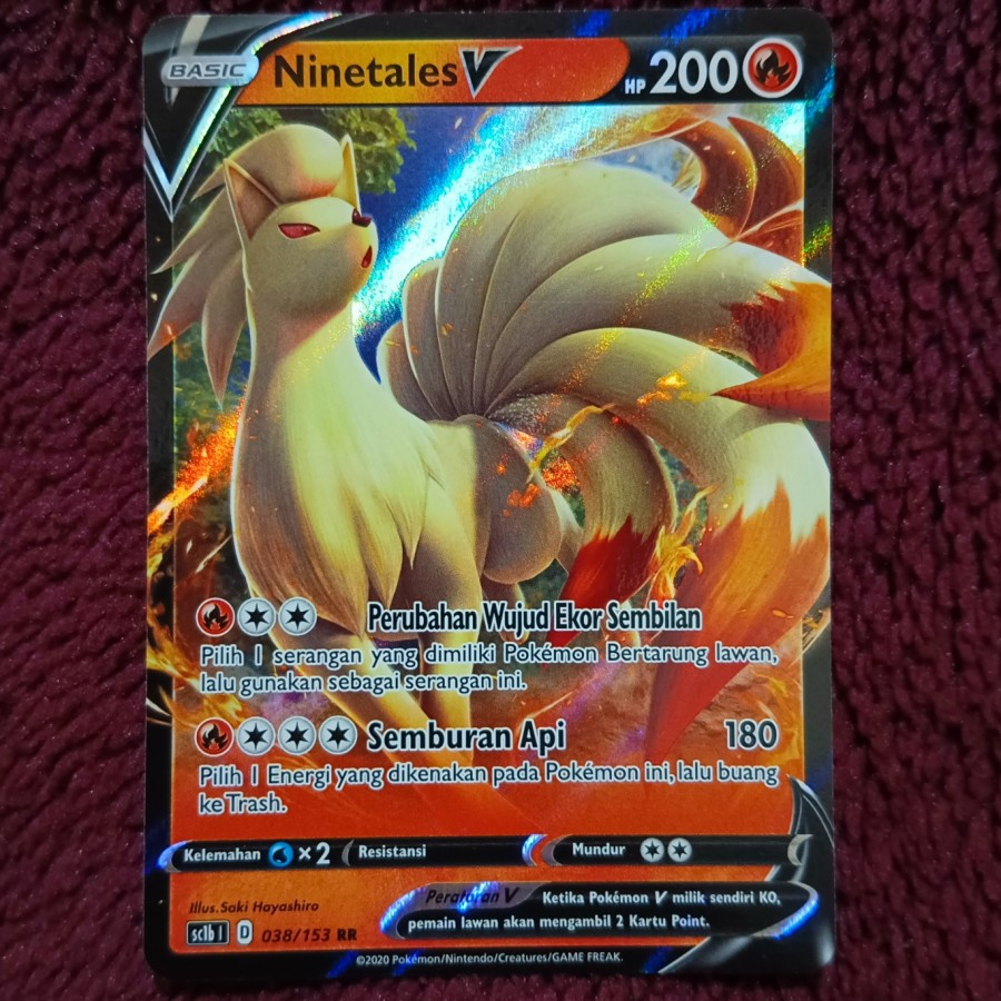Jual Ninetales V RR sc1b - Pokemon TCG Indonesia foil holo | Shopee ...