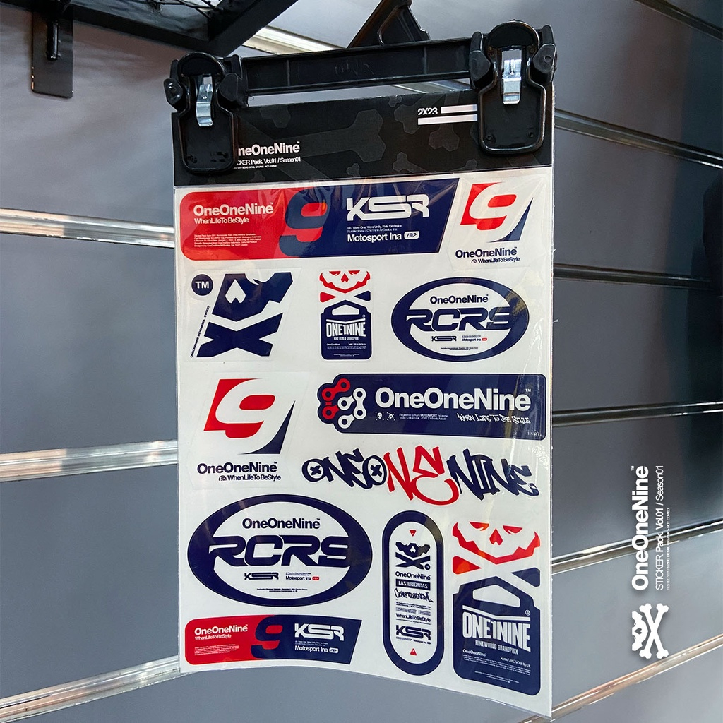 Jual STICKER PACK RACING KSR ONEONENINE STIKER CASE | Shopee Indonesia
