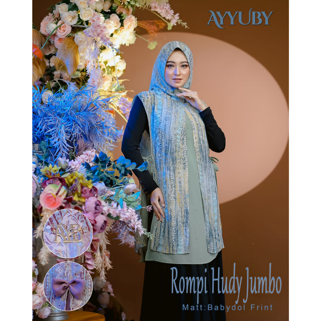 Jual HIJAB INSTAN ROMPI JUMBO HODY ORIGINAL AYYUBY | Shopee Indonesia