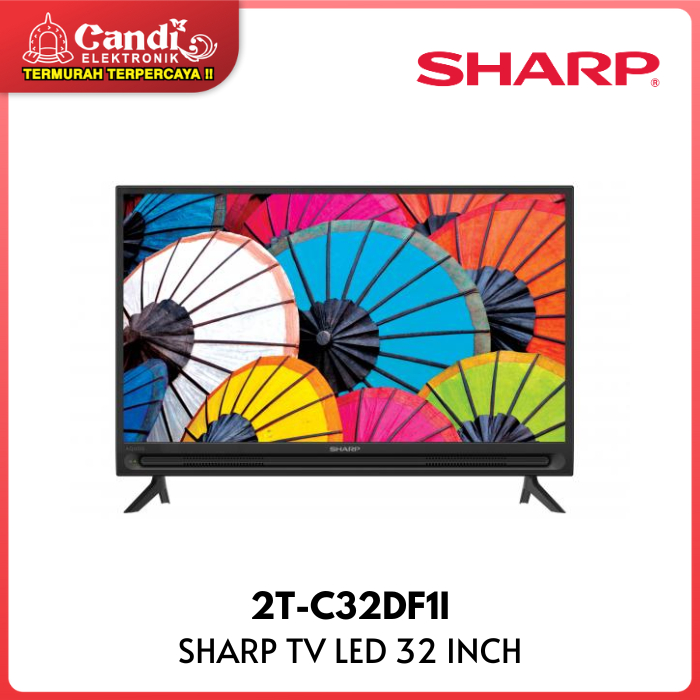 Jual SHARP 2K New Easy Smart TV LED 32 Inch 2T-C32DF1I | Shopee Indonesia