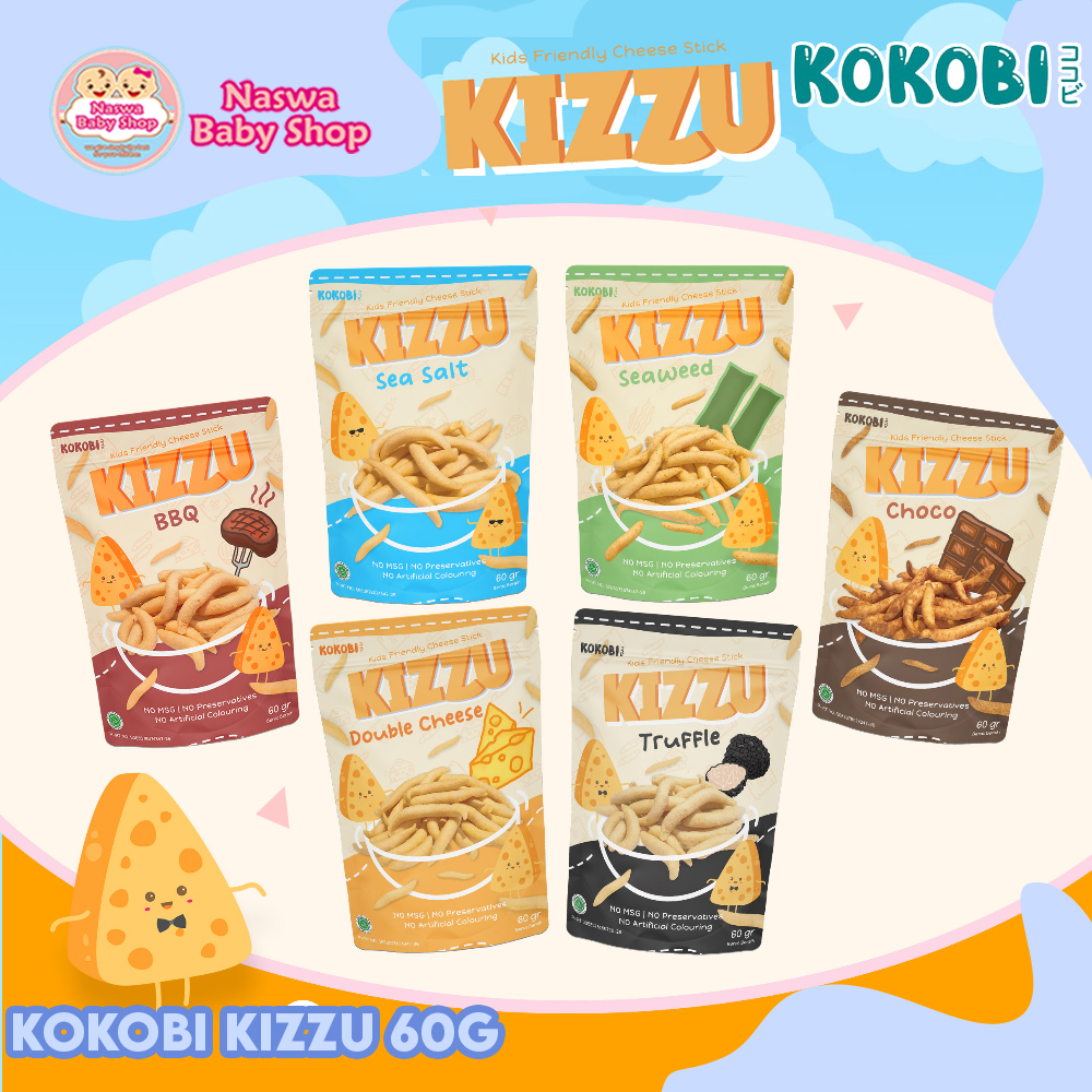 Jual Kokobi Kizzu Cheese Stick Stik Keju Snack Anak Tanpa MSG ...