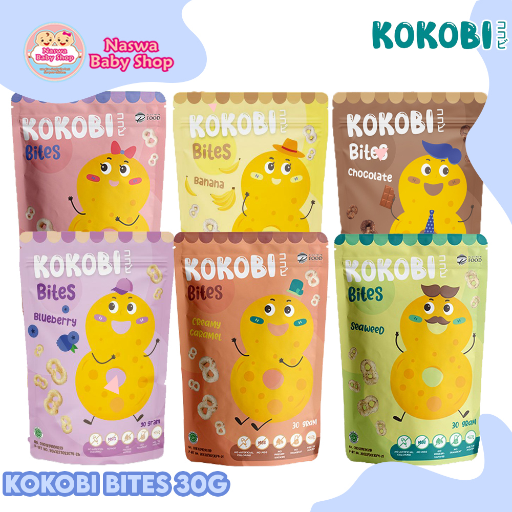 Jual Kokobi Bites Snack Sehat Bayi Tanpa MSG & Pengawet 30g | Shopee ...