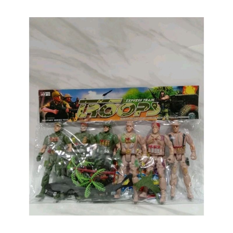 Jual Mainan figure set tentara dan diorama - Military Super Power | Shopee Indonesia