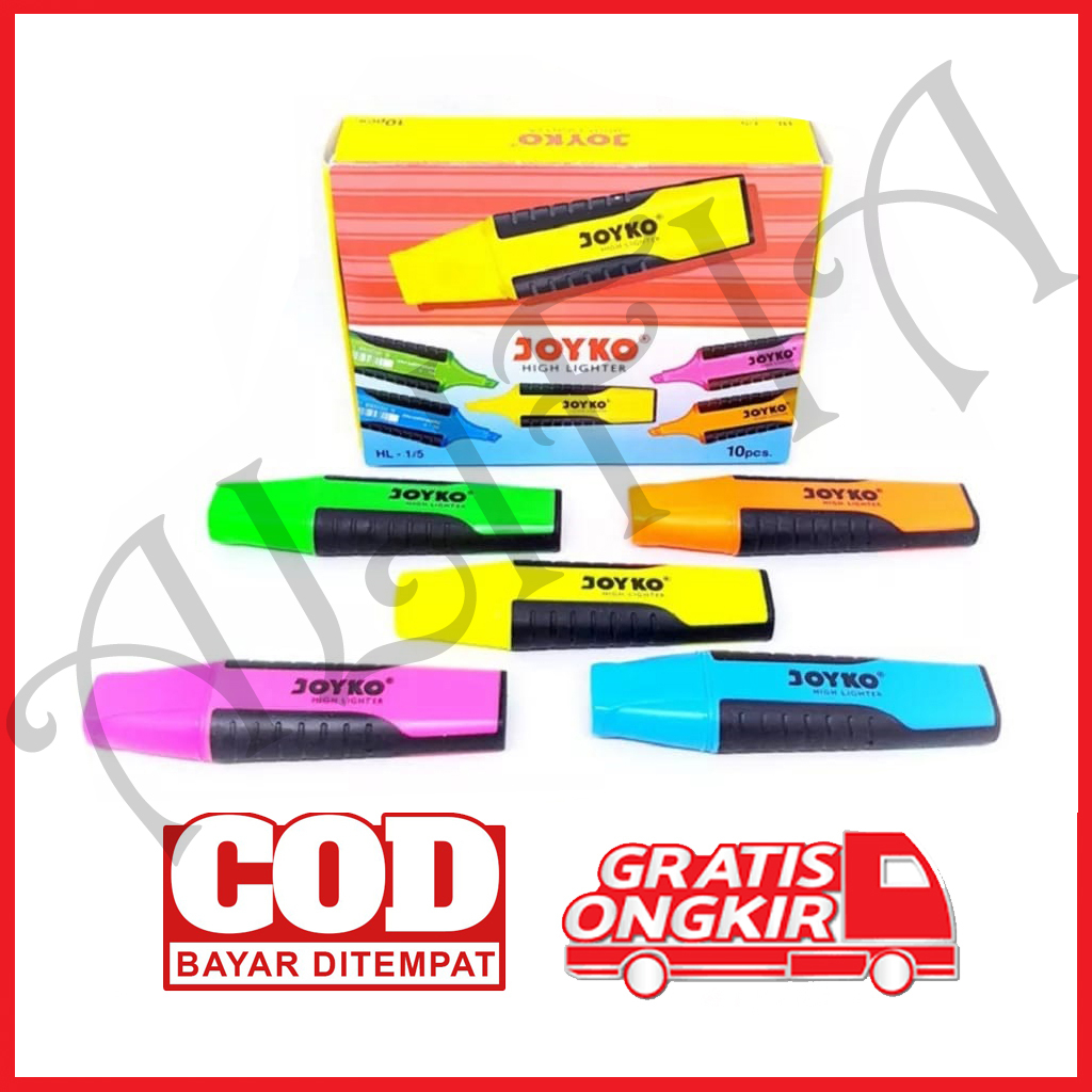 Jual Joyko Highlighter Textliner / Penanda Warna Warni | Shopee Indonesia