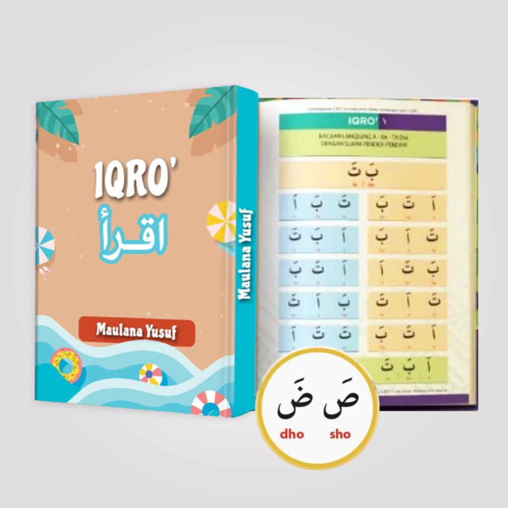 Jual Iqro Millenial Custom Iqro Custom Nama untuk anak Full Colour Iqro ...