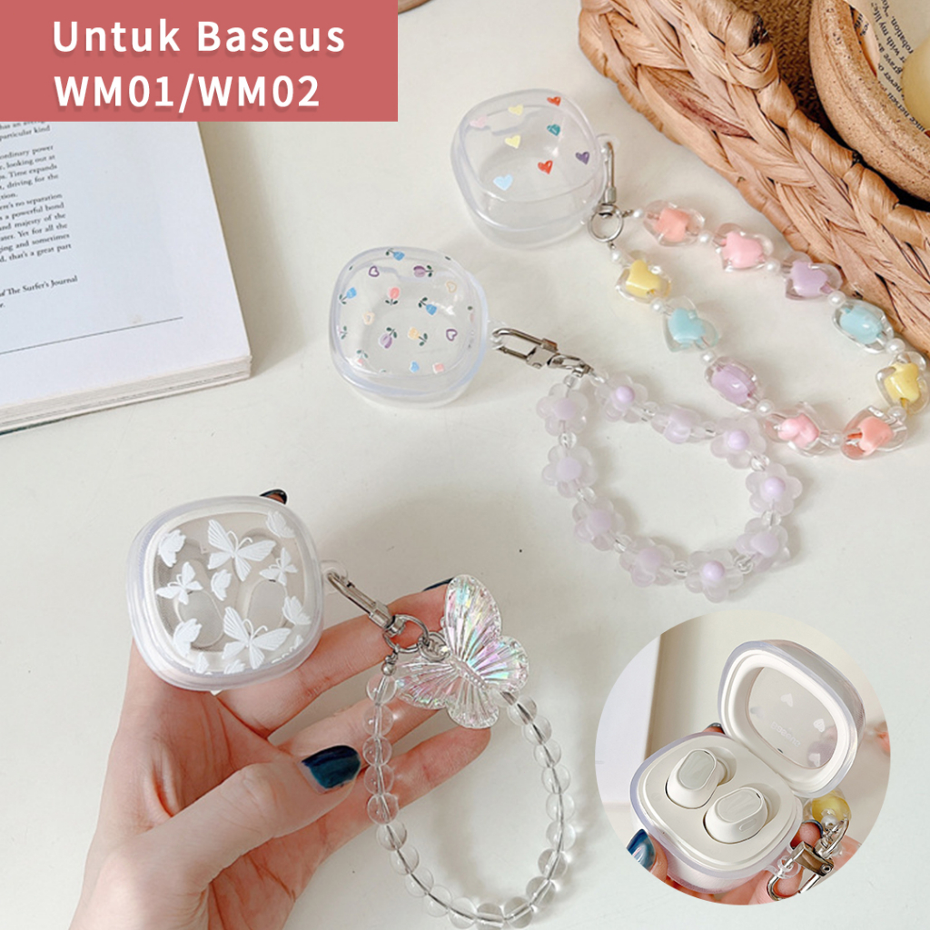 Jual Baseus WM01 WM02 Soft Case Cover Proteksi Earphone Transparan ...