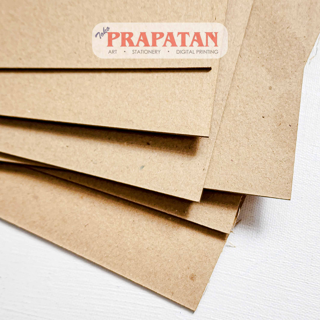 Jual Karton Board | Karton Coklat A4 ( 6 Lembar ) | Shopee Indonesia