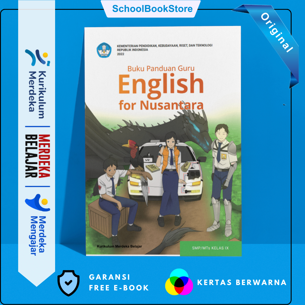 Jual Buku Bahasa Inggris Kelas 9 SMP Kurikulum Merdeka Belajar / Buku Pelajaran ENGLISH FOR ...