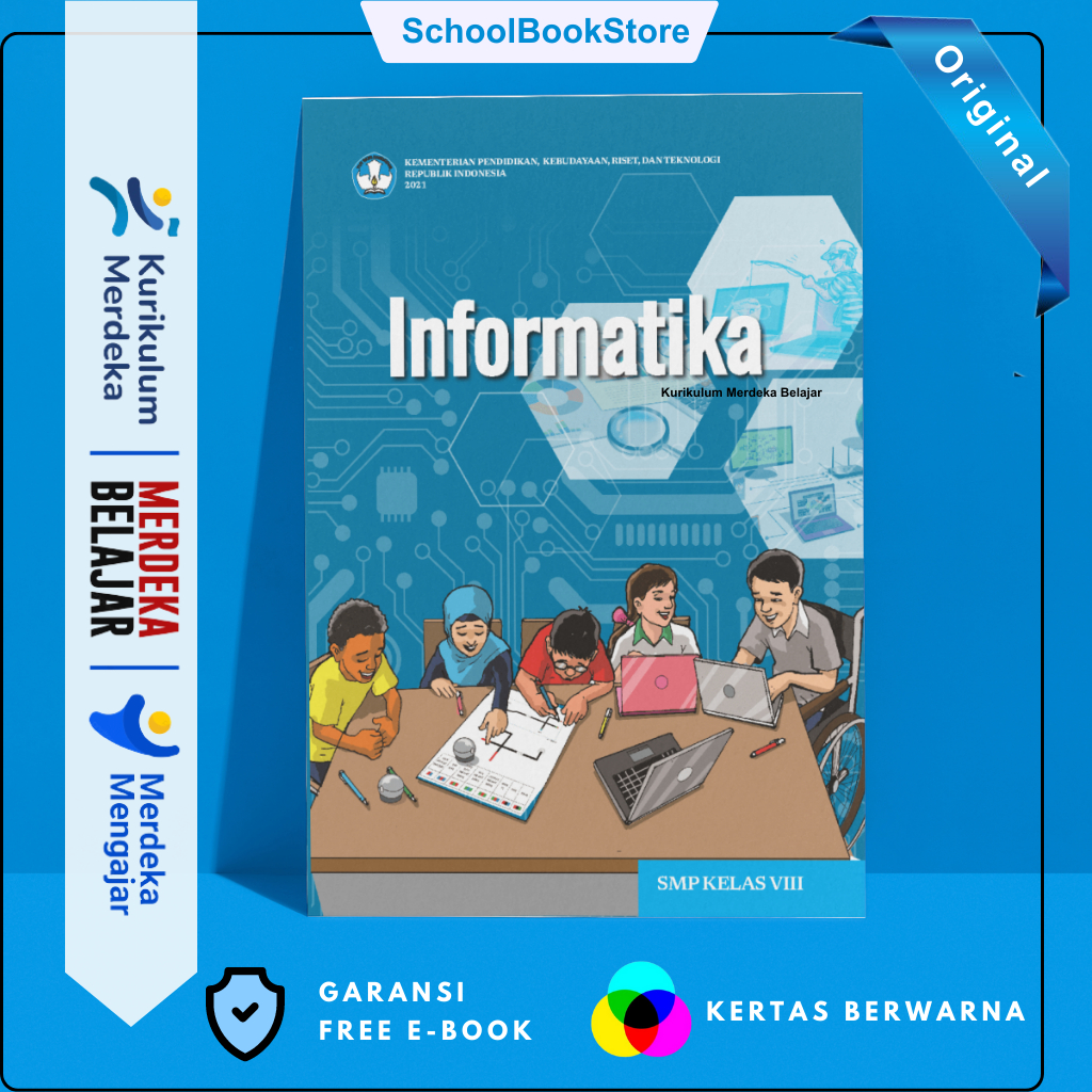 Jual Buku Paket INFORMATIKA SMP KELAS 8 VIII Kurikulum Merdeka 2021 / Buku Mata Pelajaran TIK ...