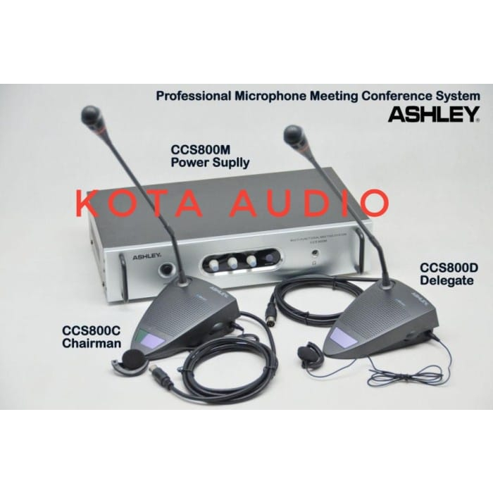 Jual MICROPHONE CONFERENCE ASHLEY CCS 800 M / CCS800M MIC BUILT IN CCS ...