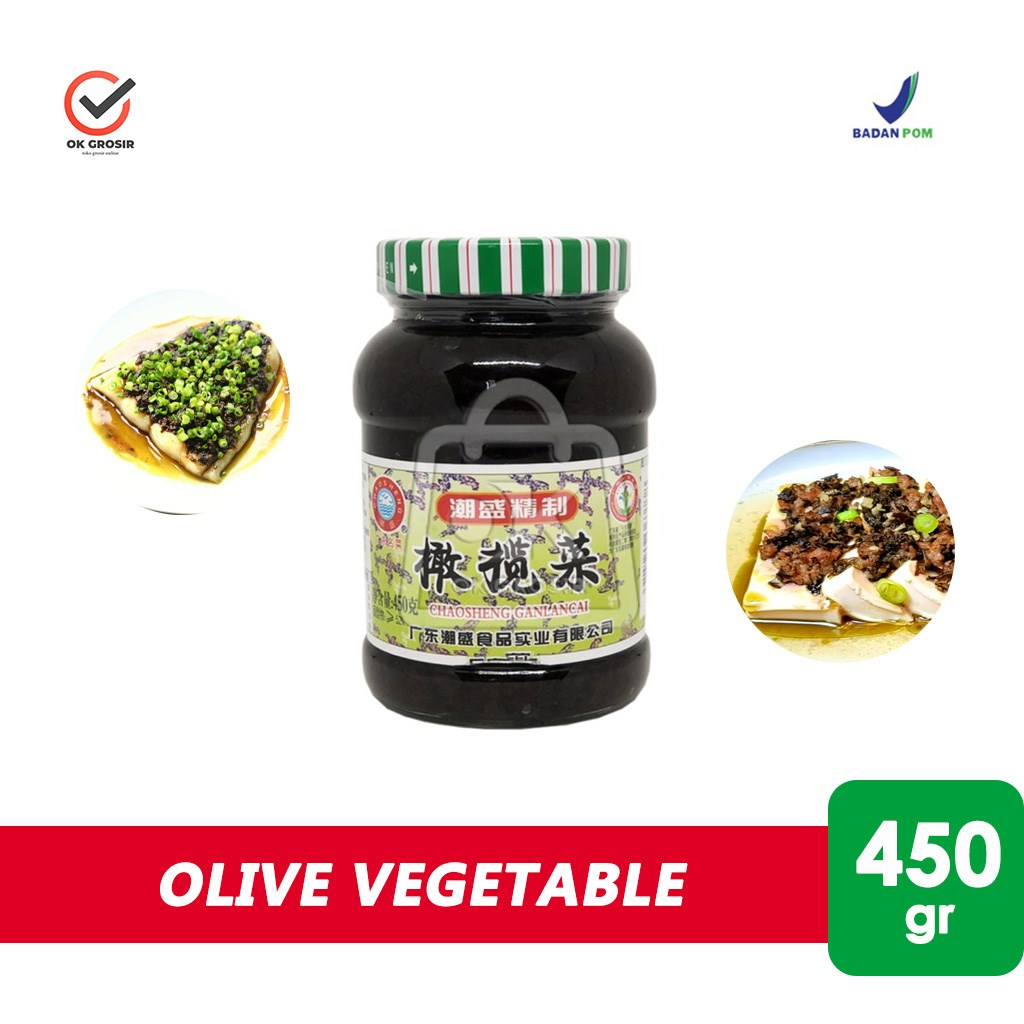 Jual Olive Vegetable CHAO SENG Kan Lan Cai Kana Chai (Toples Ijo 450gr ...