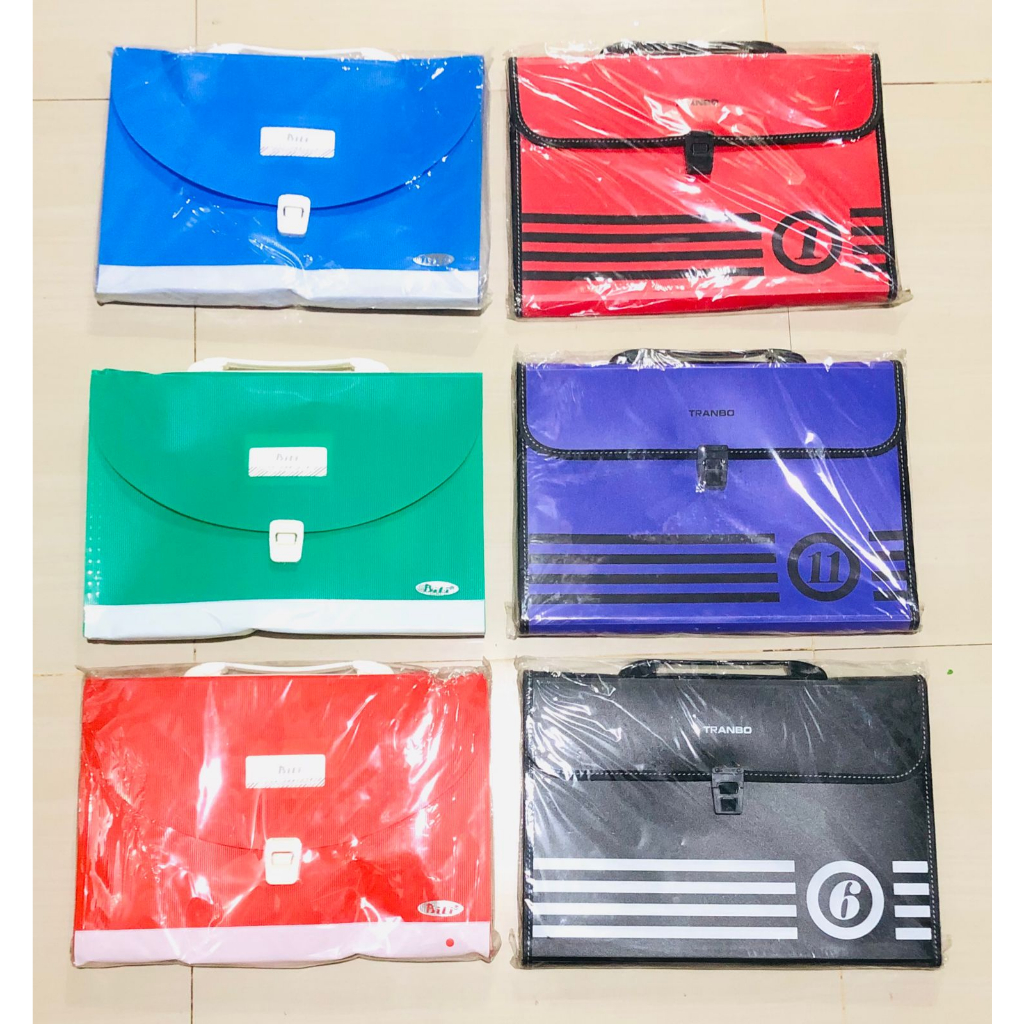 Jual Map Tas Expanding File F4 , B6 FOLIO GIRO Portabel 13 Sekat Warna ...
