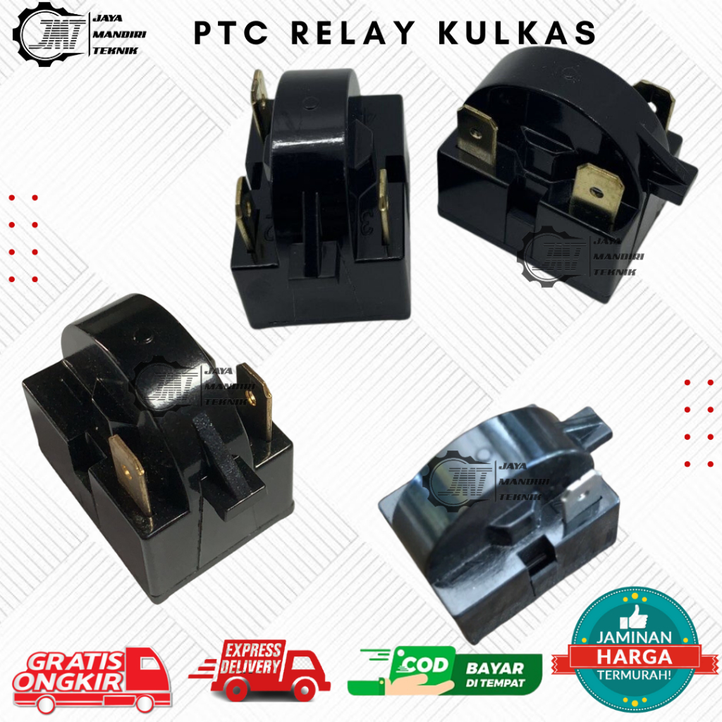 Jual PTC RELAY KULKAS PIN 1 KAKI KANAN RILAI KULKAS 1 PIN KANAN RILAY ...