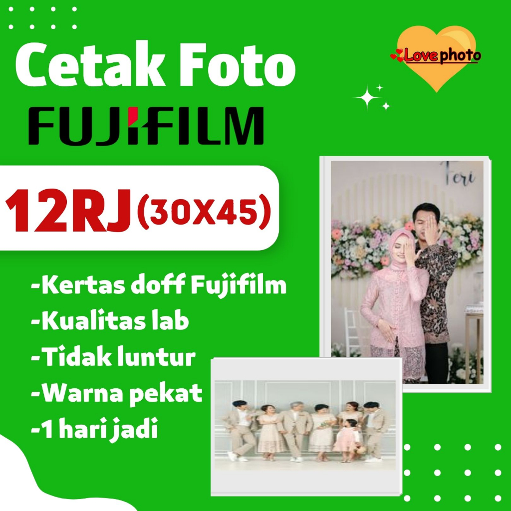 Jual Cetak foto fujifilm Cetak 12RJ 30X45 kualitas lab Full Print Mesin ...