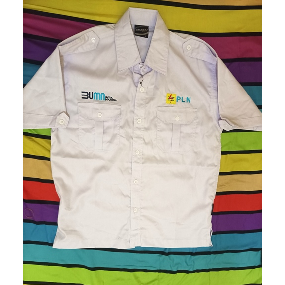 Jual Baju seragam custom PLN, Bumn,DLL | Shopee Indonesia