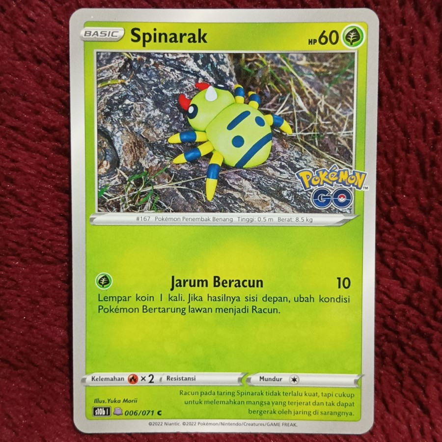 Jual Spinarak Ditto Pokemon Go s10b - Pokemon TCG Indonesia | Shopee ...