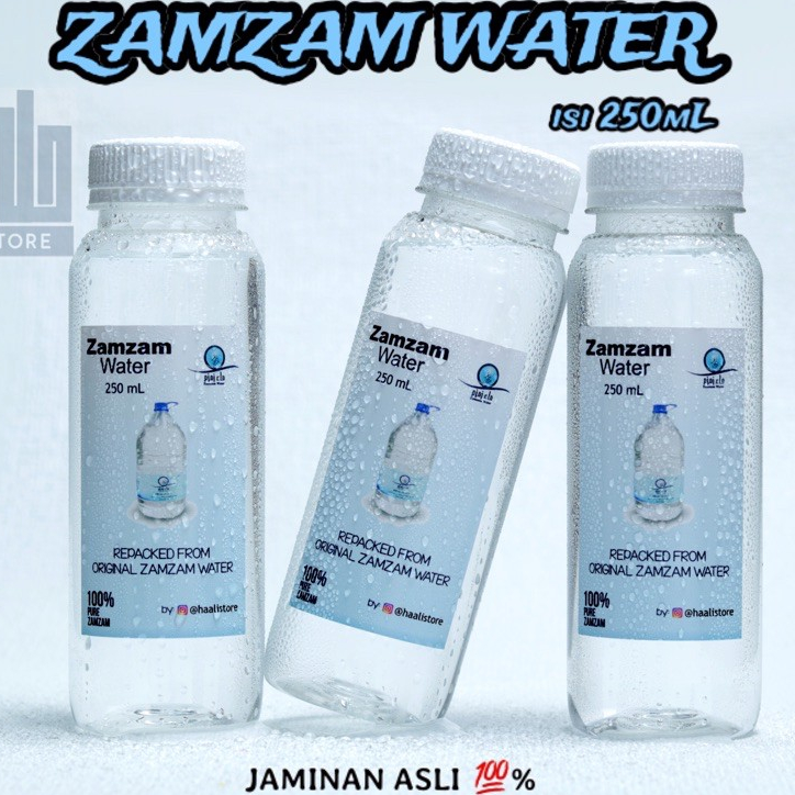 Jual AIR ZAMZAM 250mL ASLI ORIGINAL 100% zam-zam mineral water moya mai ...