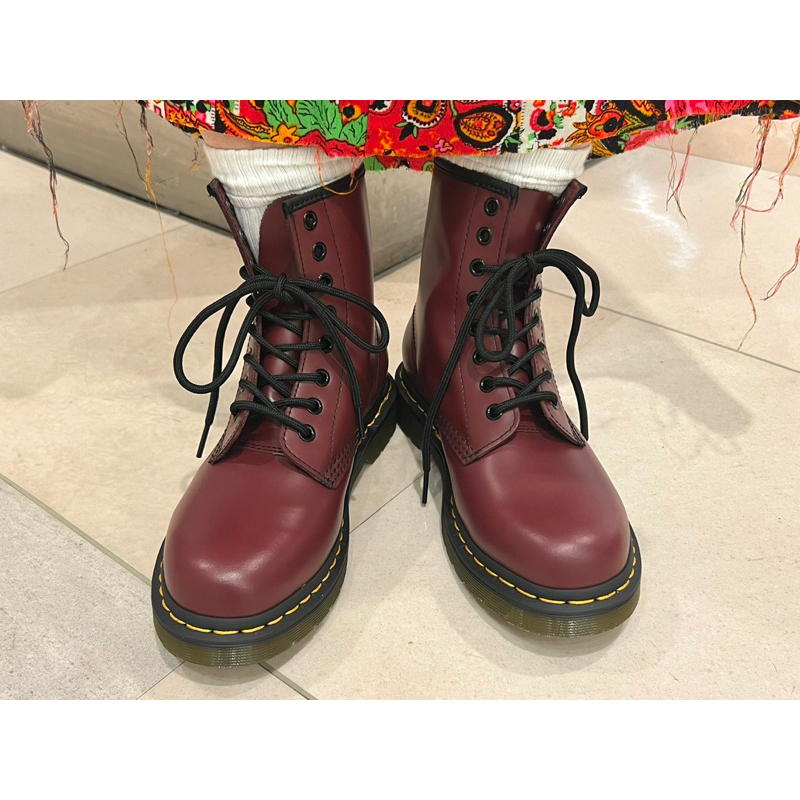 Jual Sepatu Dr. Martens 1460 Cherry Red Smooth | Shopee Indonesia