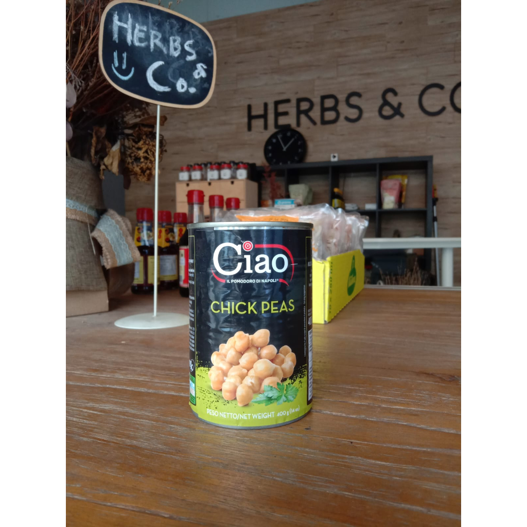 Jual Ciao Chick Peas/Kacang arab/Garbanzo beans kaleng 400 gr | Shopee ...