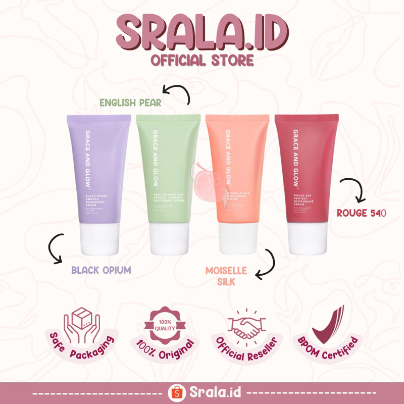 Jual GRACE AND GLOW DEODORANT | Shopee Indonesia