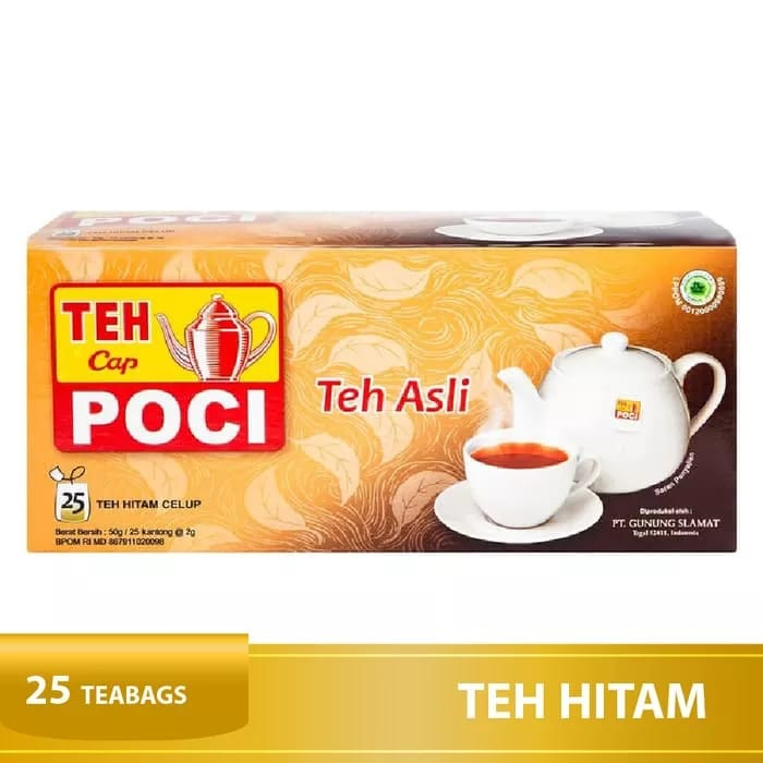 Jual TEH CAP POCI Teh Hitam Celup Vanilla Vanila Asli Lemon Teh Hitam ...