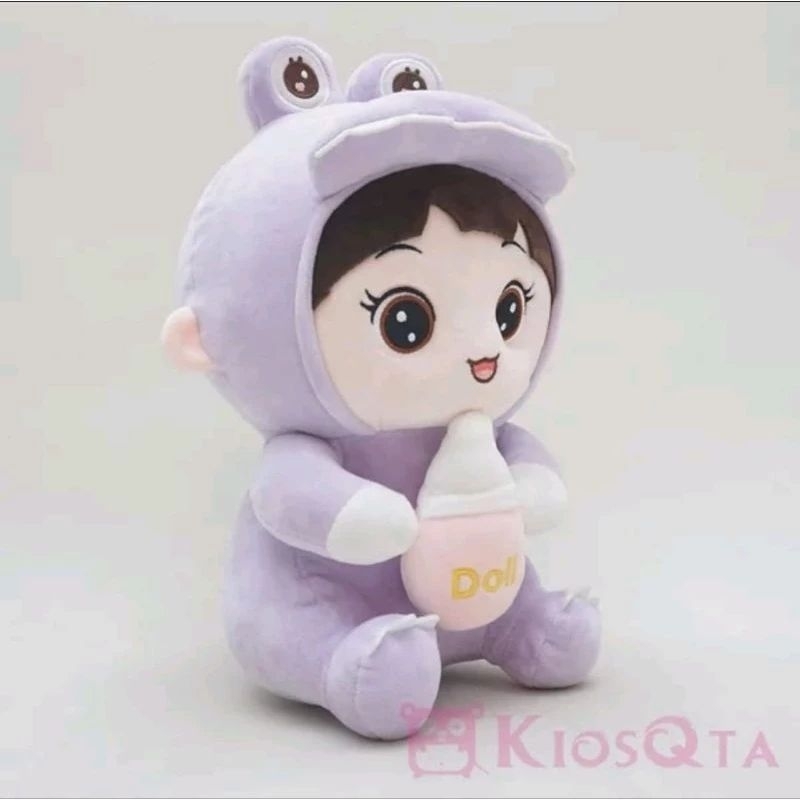 Jual BONEKA candy doll custom buaya pegang dot ukuran 30cm maenan mewah ...
