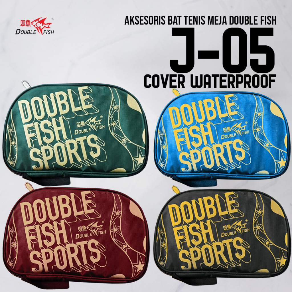 Jual Cover Bat Tenis Meja Pingpong Double Fish J-05 Waterproof Single ...