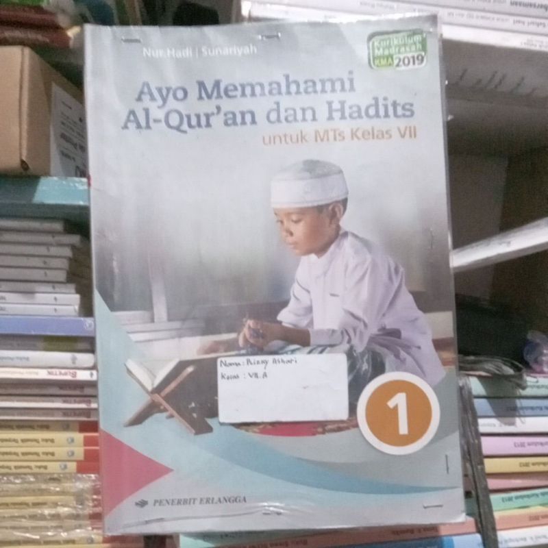 Jual Ayo Memahami Al-Quran dan Hadits Kelas VII / 7 / 1 SMP Kurikulum Madrasah KMA 2019 | Shopee ...