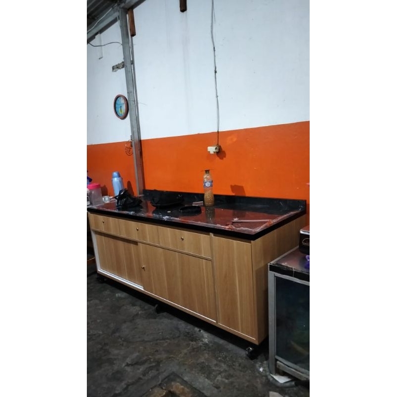 Jual Meja Dapur / Meja Kitchenset / Kitchenset / Meja Prepare | Shopee ...