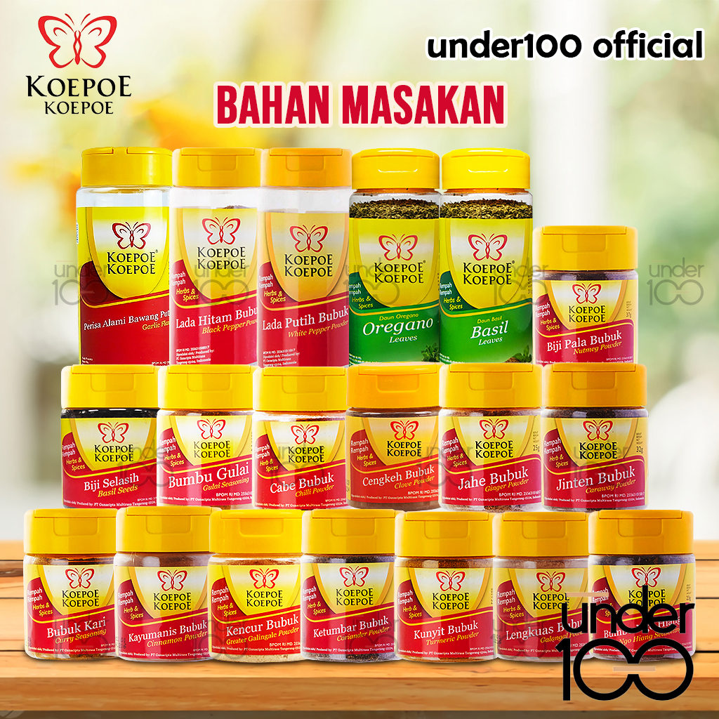 Jual Under100 KOEPOE KOEPOE Bumbu Bubuk Lengkuas Cabe Ketumbar Cengkeh ...