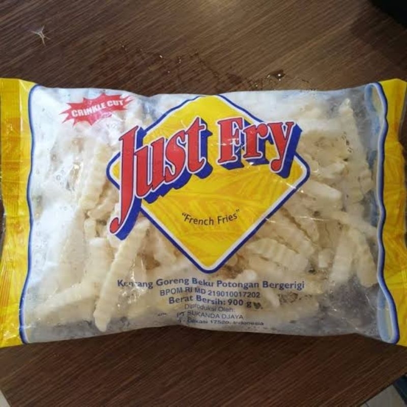 Jual kentang Just fry crincle cut 1kg | Shopee Indonesia
