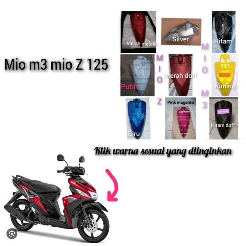 Jual spakbor depan mio m3 / FRONT FENDER mio m3/ Slebor Depan spk depan ...