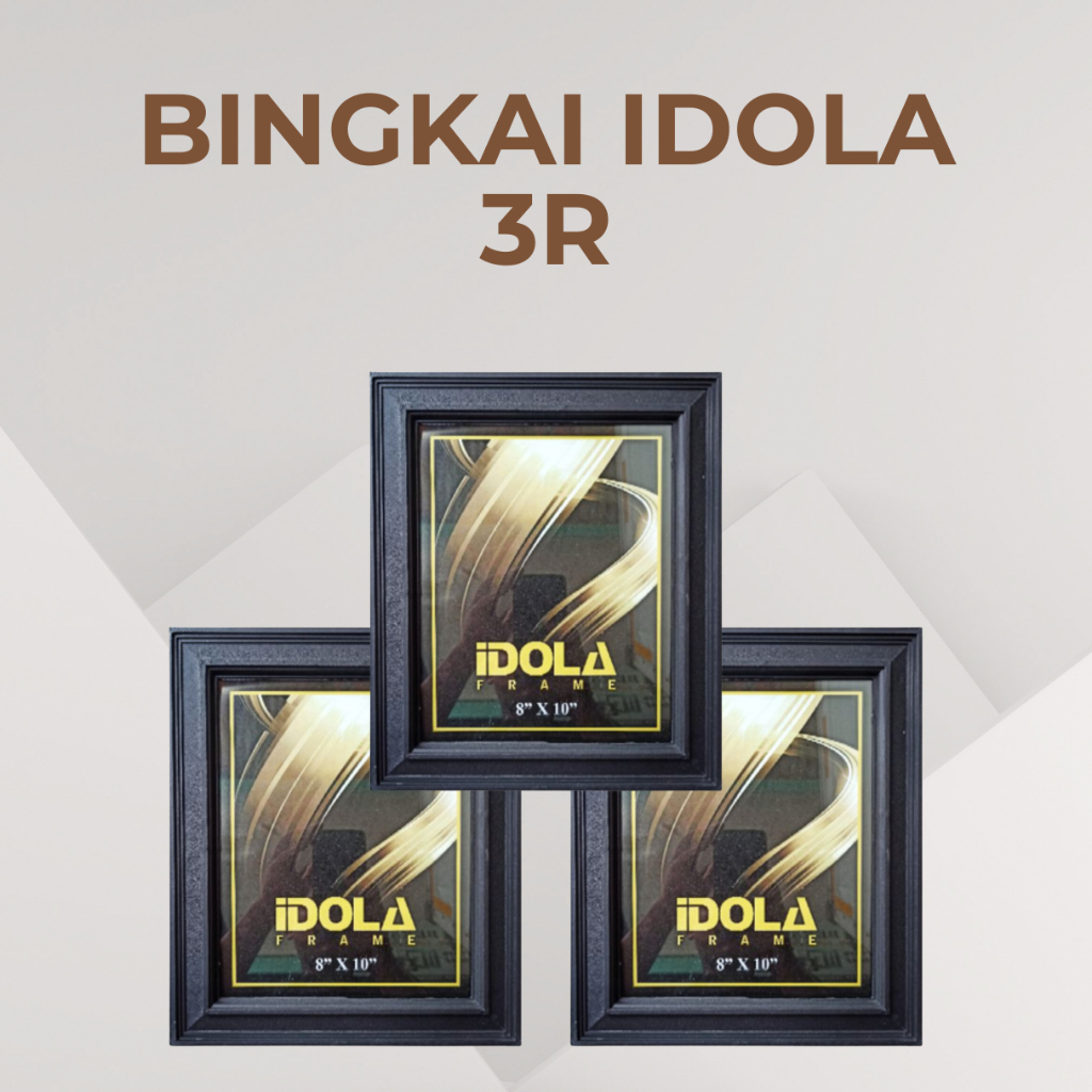 Jual Bingkai Idola Frame 3R Polos Hitam Murah Lengkap Cetak | Shopee ...