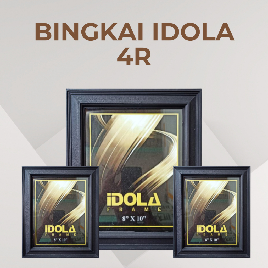 Jual Bingkai Idola Frame 4R Polos Hitam Murah Lengkap Cetak | Shopee ...