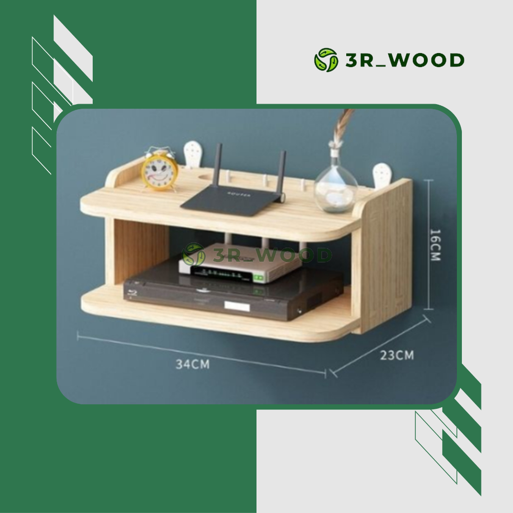 Jual Stand/Rak Kabel/Tempat Router Wifi Minimalis/Kotak Kayu Kabel ...
