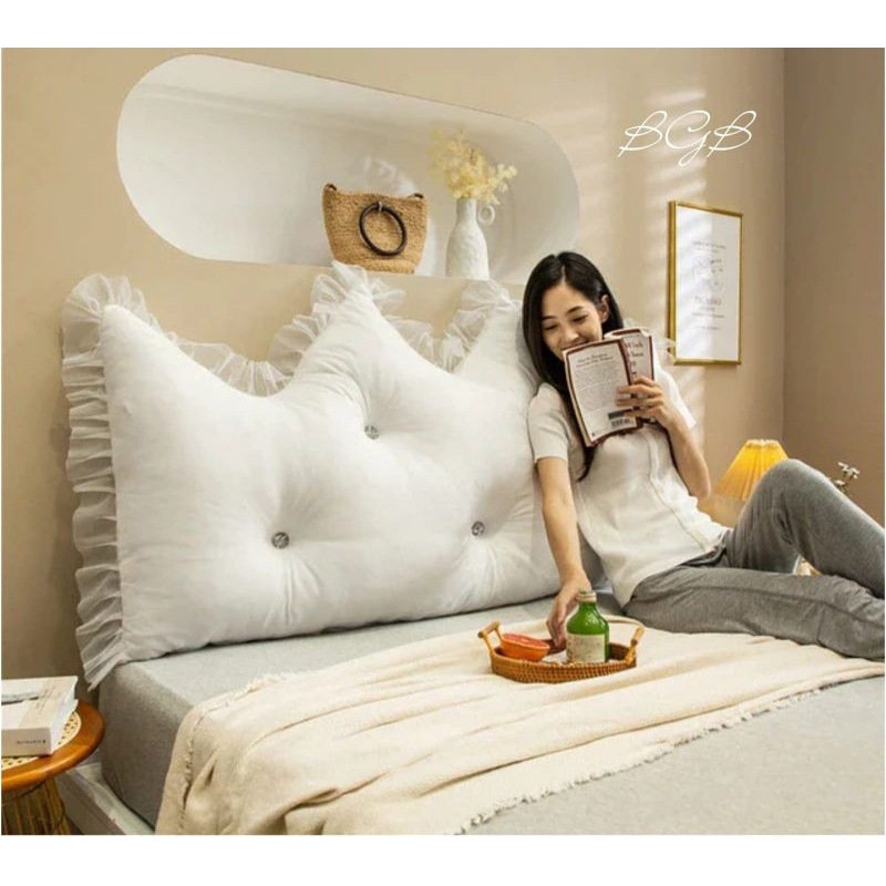 Jual BGB Bantal Sandaran Tempat Tidur Queen Renda Head Board Premium ...