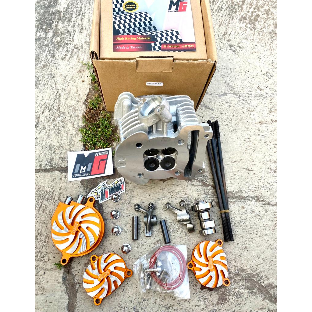 Jual Super Head Mio 4 klep Cylinder Silinder Head Kop Mio Soul Amore ...