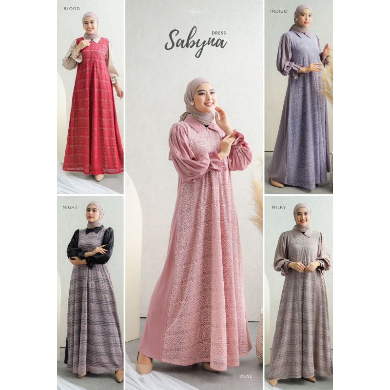 Jual SABYNA dress by Halwa | Shopee Indonesia