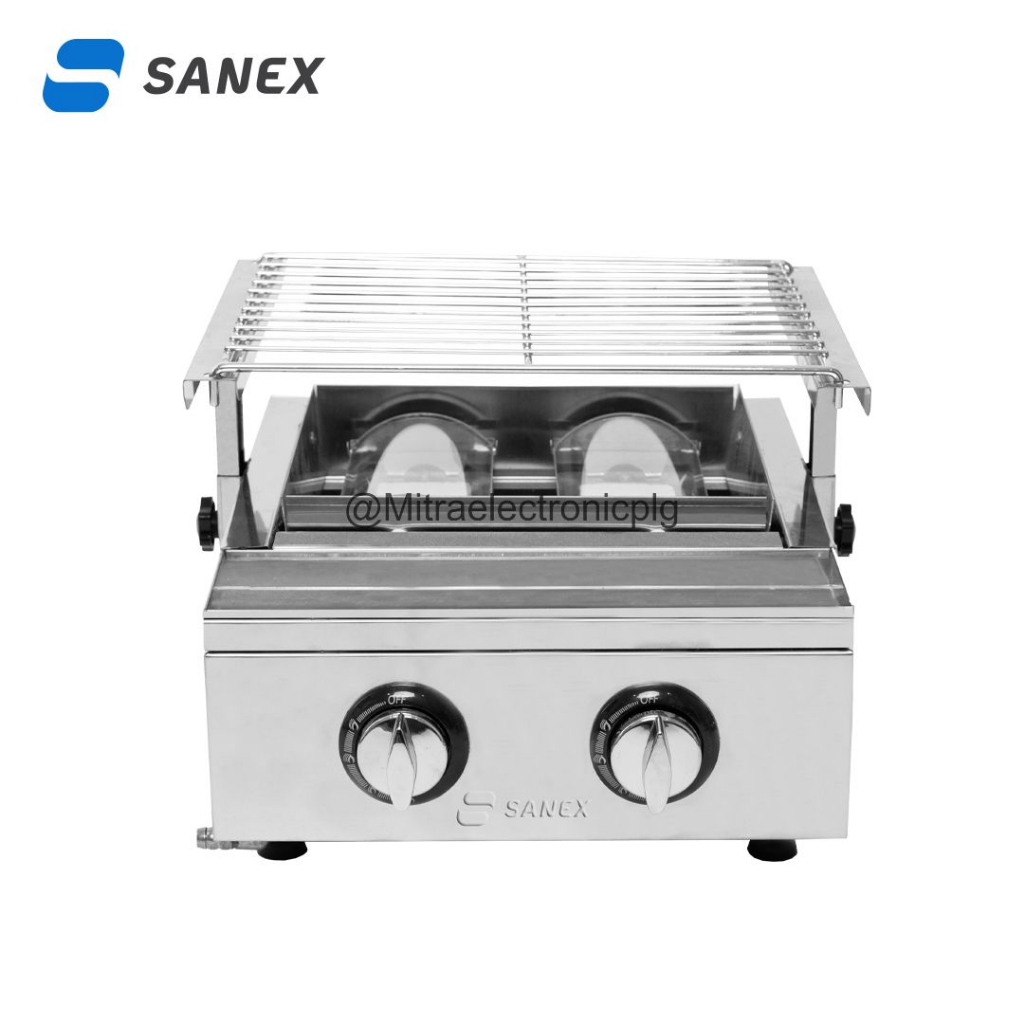 Jual Kompor Panggang Sosis Sate / Burner BBQ SANEX 2 Tungku SN-KP02 ...