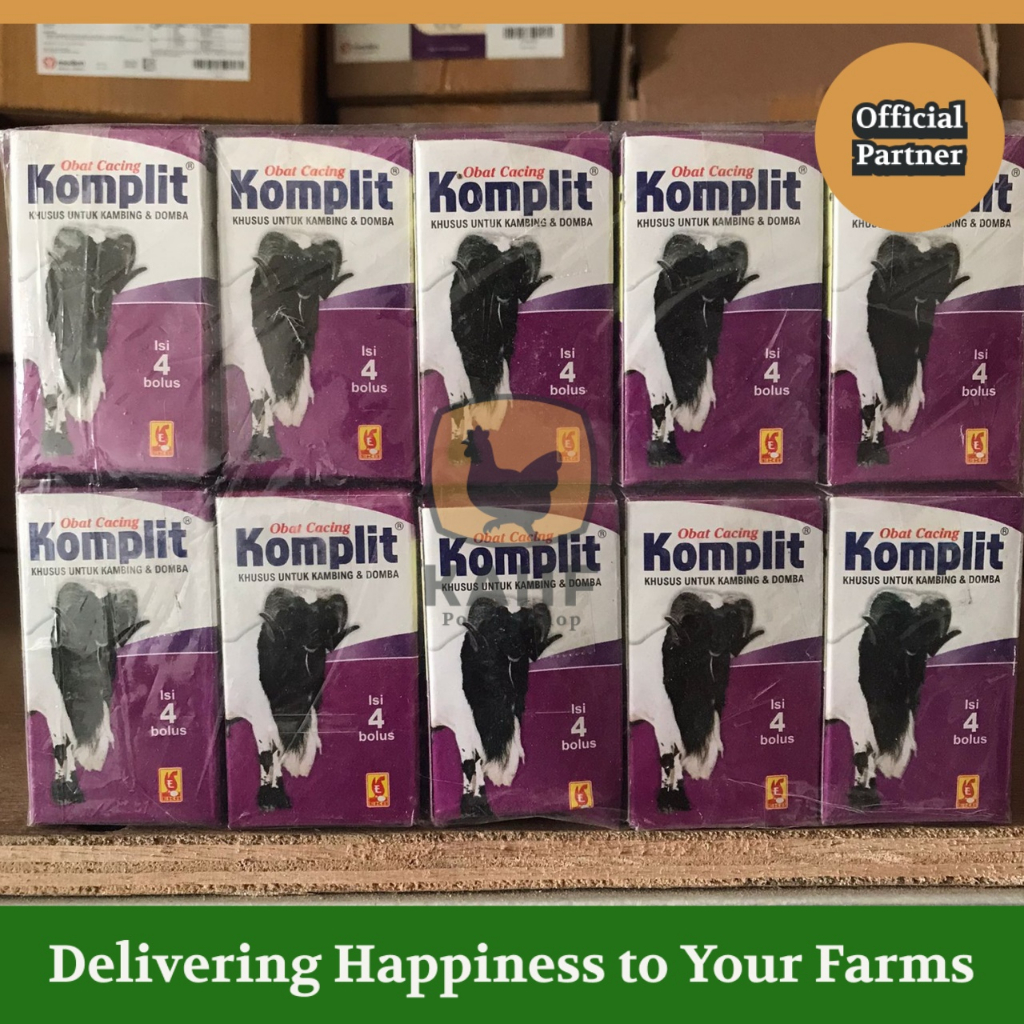 Jual Obat Cacing Komplit Kambing 1 Pack isi 10 Dus 40 Bolus Eka Farma ...