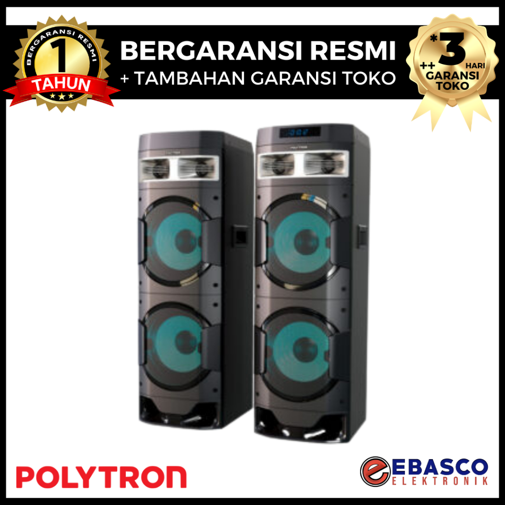 Jual POLYTRON Speaker Aktif PAS 10D28 - Dengan Bluetooth & USB Extra ...