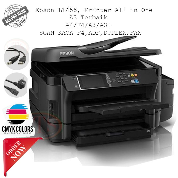 Jual PRINTER EPSON L1455 Printer All in One A3 Terbaik A3+, A3, A4, A5 ...
