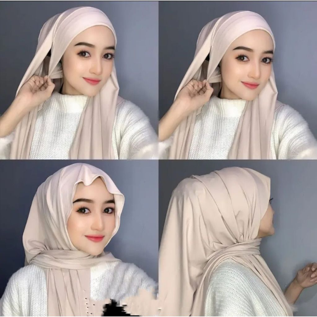 Jual PASHMINA INNER BANDO OVAL JERSEY/ HIJAB PASMINA INNER JERSEY ...