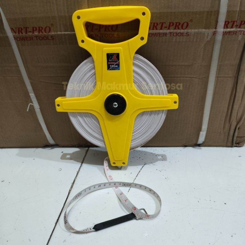 Jual Meteran Roll Gulung 100 Meter Fiberglass YSK Fiber Measuring Tape ...