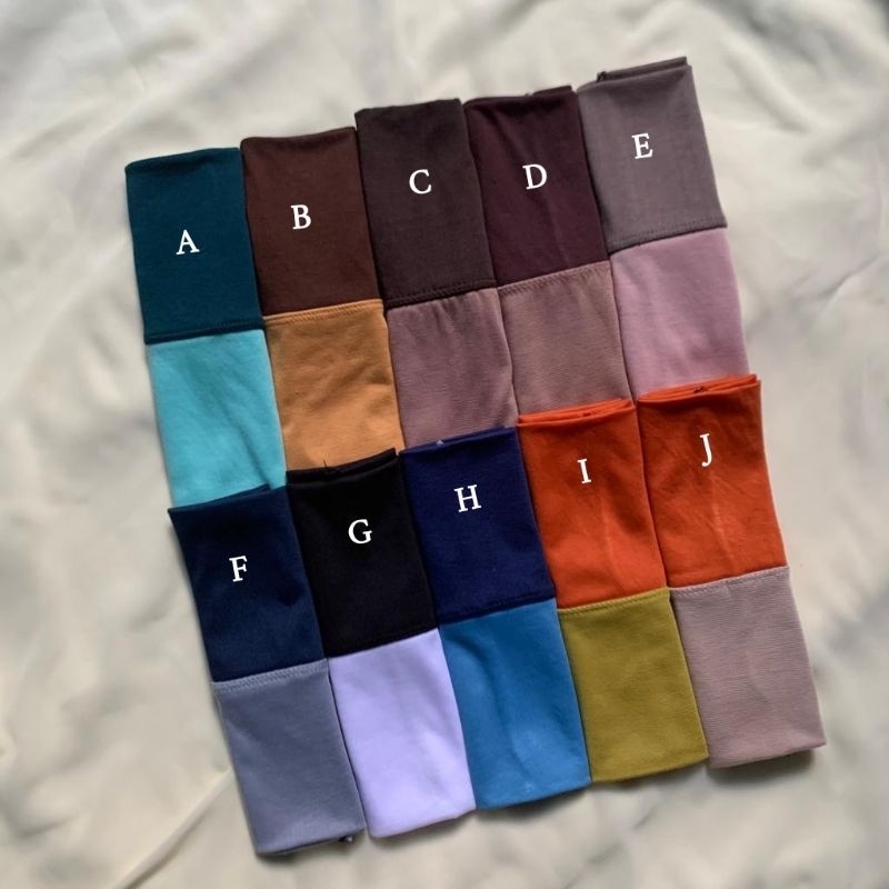 Jual CIPUT 2 WARNA/INNER KAOS 2 WARNA/CIPUT DALEMAN HIJAB/INNER 2 TONE ...