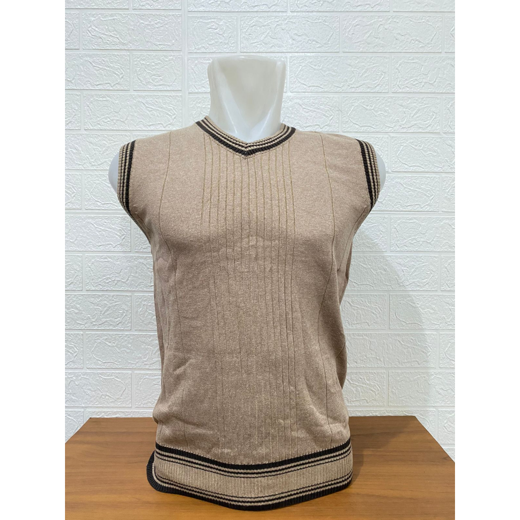 Jual Rompi polos rajut laki-laki batch 1 | Shopee Indonesia