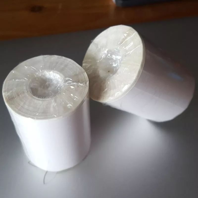Jual Kertas Label Sticker Thermal Continuous 58mm x 37mm Core 10mm - 6 ...