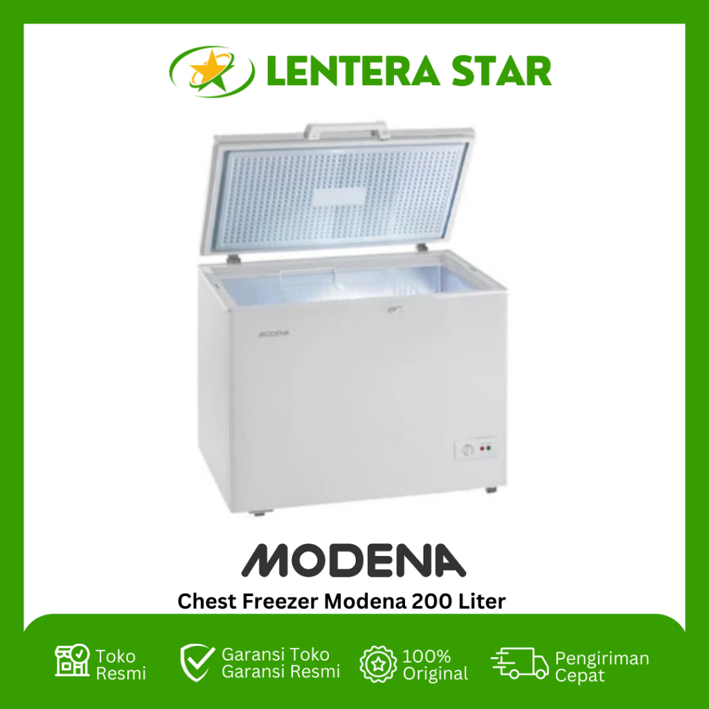Jual Box Chest Freezer / Kotak Pendingin 200 Liter Modena Original ...