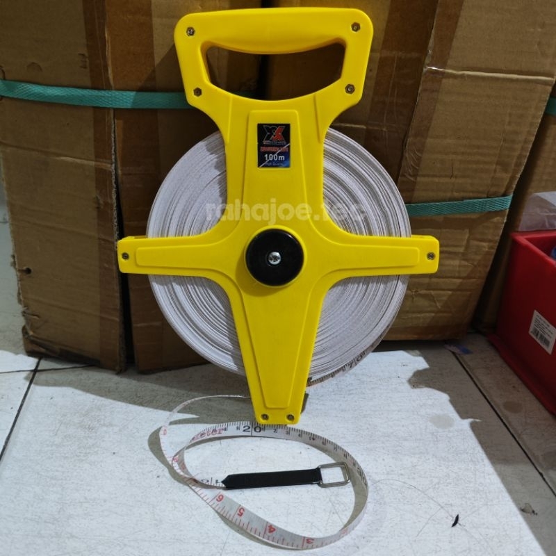 Jual Meteran Roll Gulung 100 Meter Fiberglass YSK Fiber Measuring Tape ...